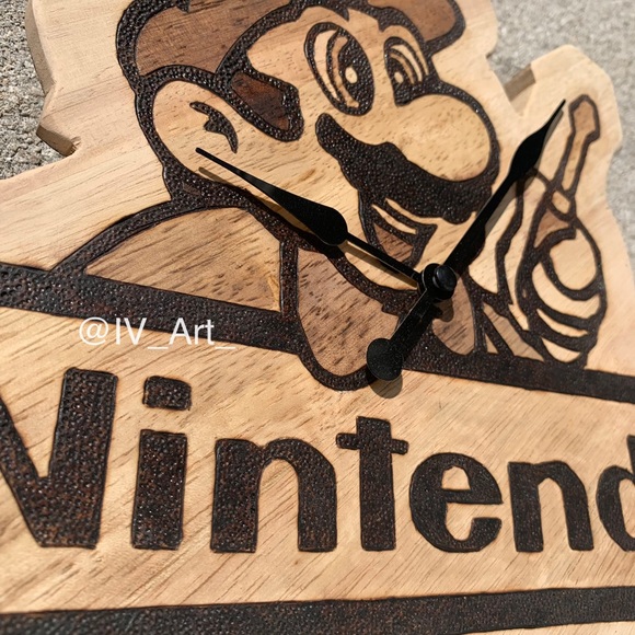 Hand Crafted | Other | Custom Made Nintendo Mario Service Wooden Light ...